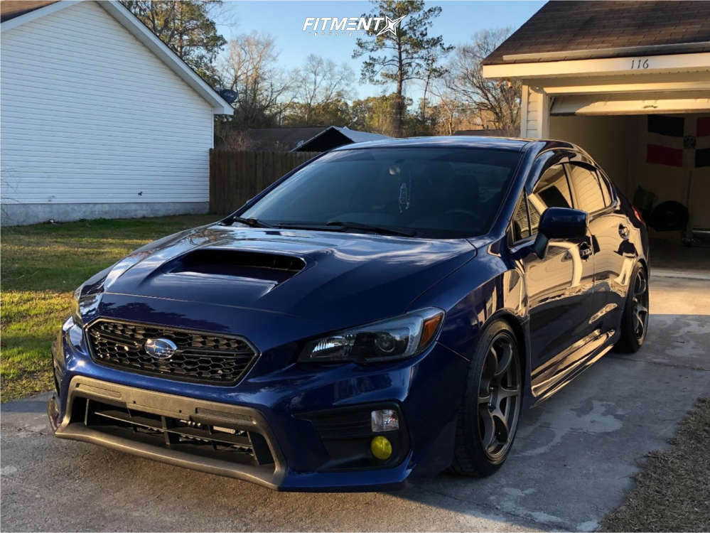2018 Subaru WRX Premium with 18x9.5 AVID1 AV12 and Dunlop 245x40 on ...