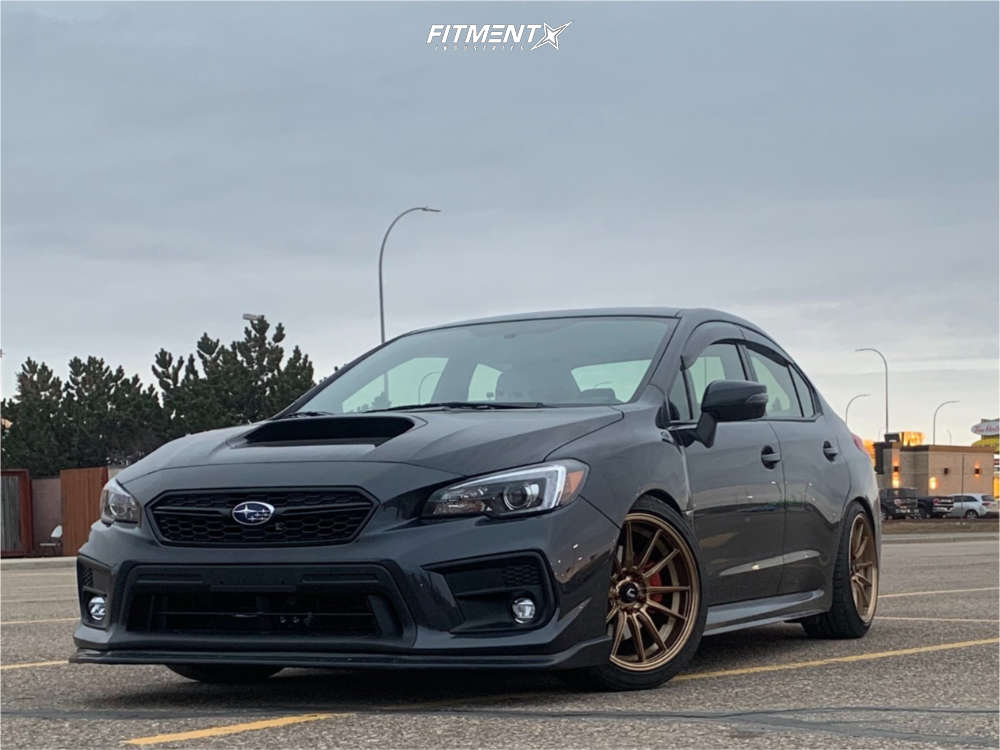 2018 Subaru WRX Sport-tech with 18x9.5 Cosmis Racing R1 and Dunlop ...