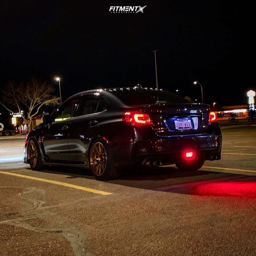2018 Subaru WRX Sport-tech with 18x9.5 Cosmis Racing R1 and Dunlop ...