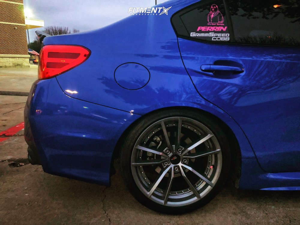 2017 Subaru WRX Base with 18x9.5 Option Lab S409 and Ohtsu 255x35 on ...