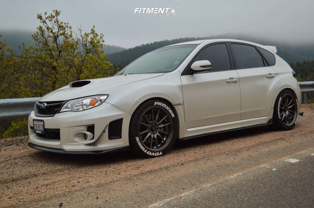 2014 Subaru WRX STI Base with 18x9.5 Cosmis Racing R1 and Toyo Tires ...