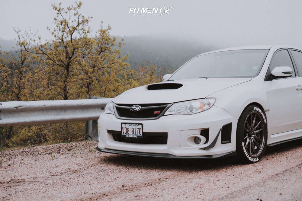 2014 Subaru WRX STI Base with 18x9.5 Cosmis Racing R1 and Toyo Tires ...