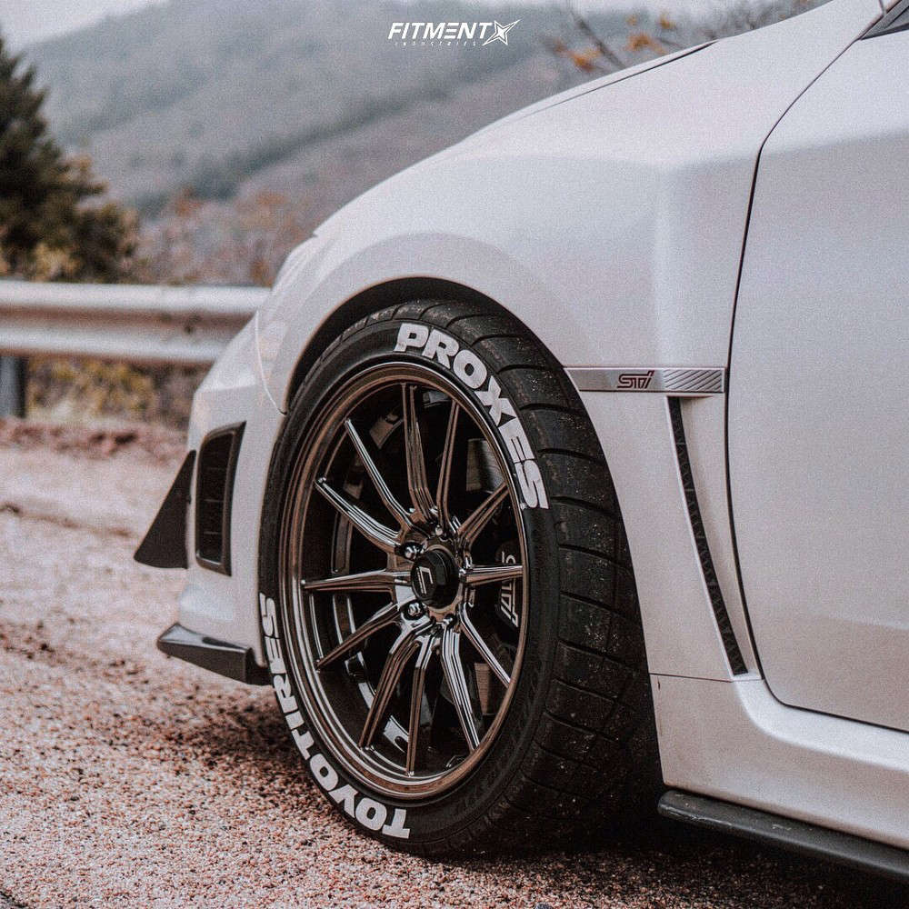 2014 Subaru WRX STI Base with 18x9.5 Cosmis Racing R1 and Toyo Tires ...