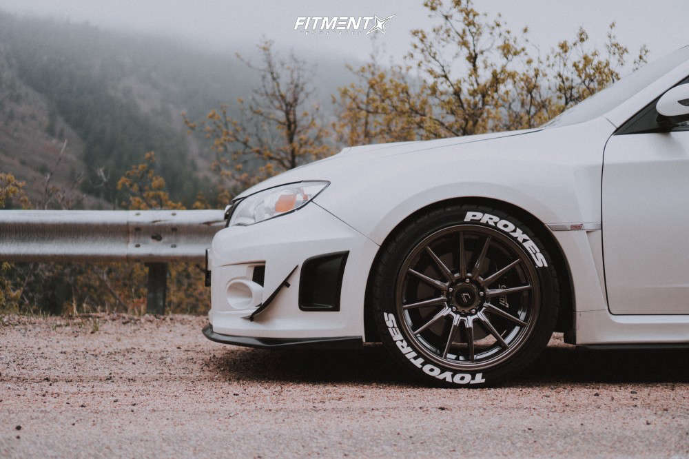 2014 Subaru WRX STI Base with 18x9.5 Cosmis Racing R1 and Toyo Tires ...