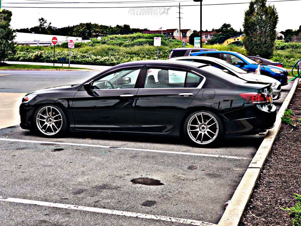 2015 Honda Accord Sport with 19x8.5 Work Emotion Cr Kiwami and Achilles 225x45 on Air Suspension ...