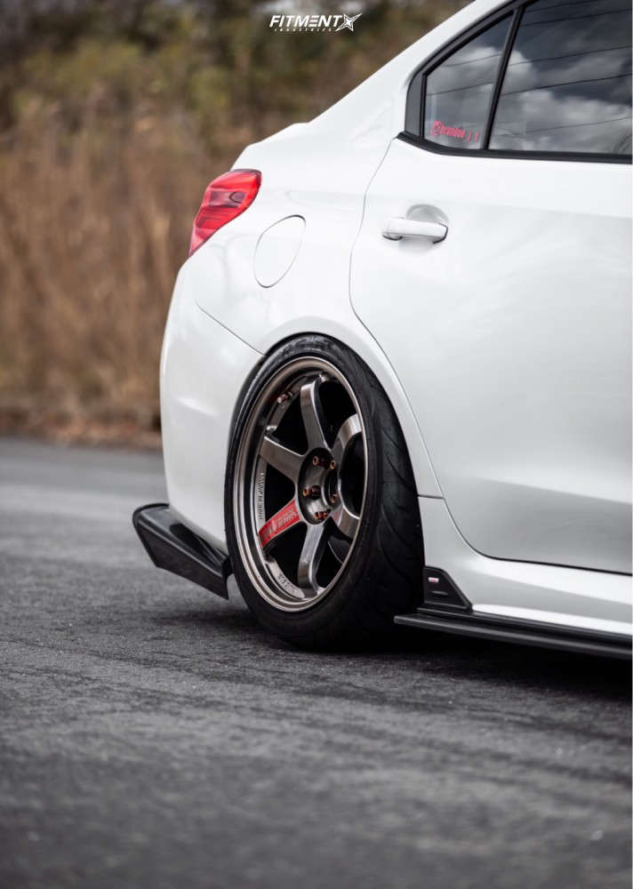 2015 Subaru WRX STI Limited with 18x10 Volk Te37sl and Federal 265x35 on Air Suspension | 612655 ...