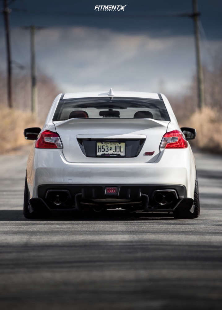 2015 Subaru WRX STI Limited with 18x10 Volk Te37sl and Federal 265x35 on Air Suspension | 612655 ...