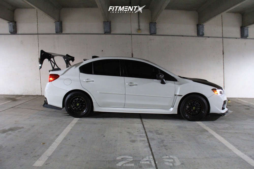 2015 Subaru WRX Limited with 18x8.5 ESR Sr01 and Michelin 225x45 on ...