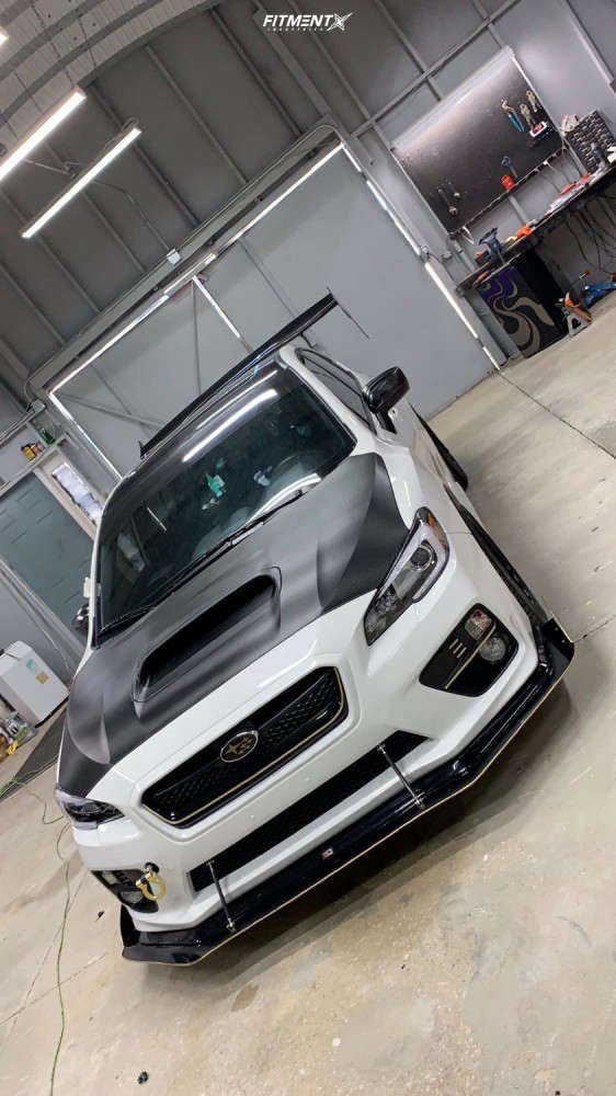 2015 Subaru WRX Limited with 18x8.5 ESR Sr01 and Michelin 225x45 on ...