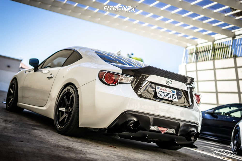 2013 Scion FR-S Base with 16x9.5 Varrstoen Es9 and Hankook 245x40 on ...