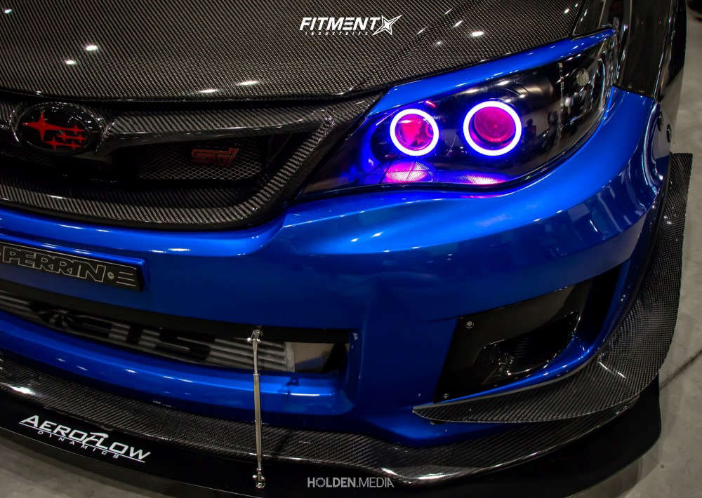 2011 Subaru WRX STI Base with 18x9.5 SSR Gtv02 and Michelin 245x40 on ...