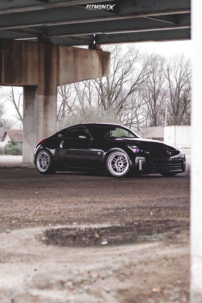 2008 Nissan 350Z Base with 18x9.5 Enkei RPF1 and Federal 265x45 on ...