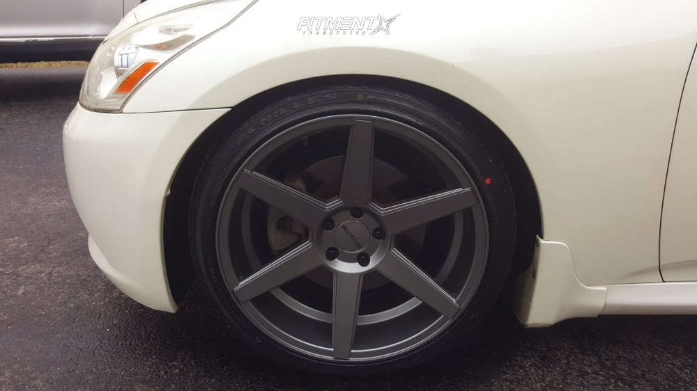 2008 INFINITI G35 Sport with 20x10 Sothis Sc002 and Achilles 255x35 on ...