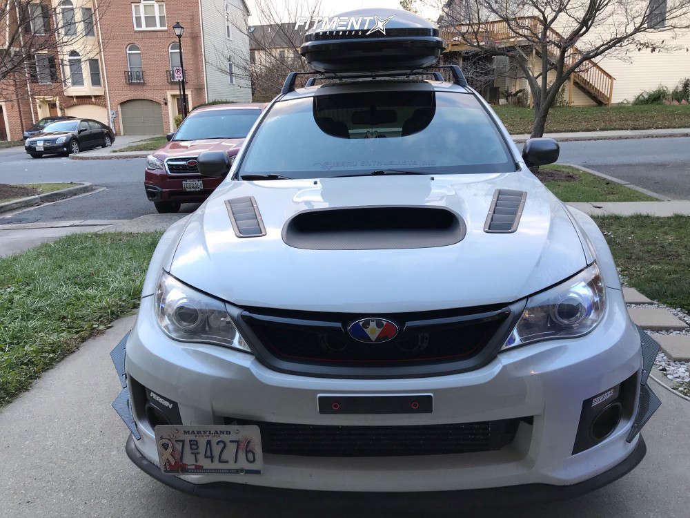 2013 Subaru Impreza WRX Premium with 18x9.5 ESR Sr02 and Bridgestone ...