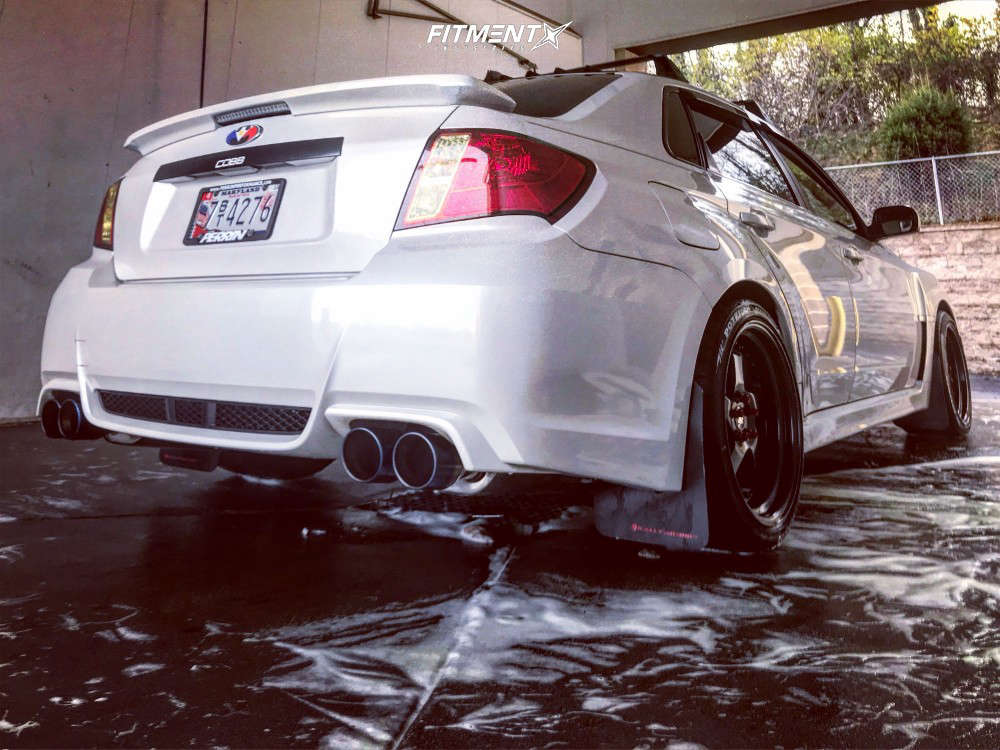 2013 Subaru Impreza WRX Premium with 18x9.5 ESR Sr02 and Bridgestone ...