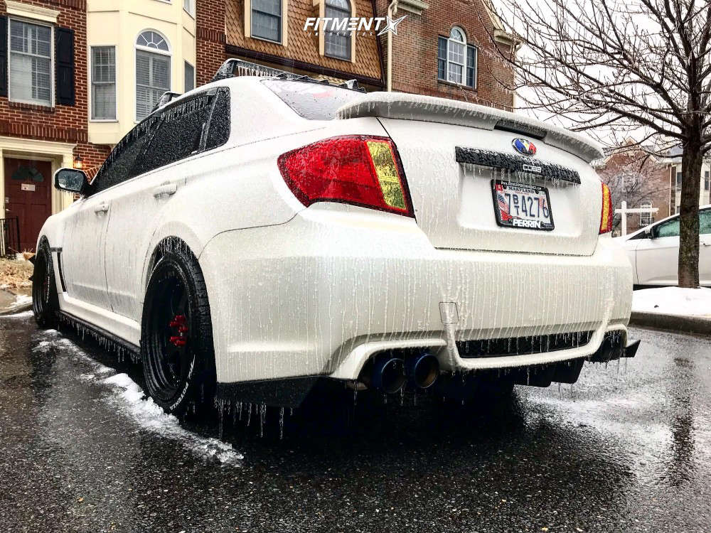 2013 Subaru Impreza WRX Premium with 18x9.5 ESR Sr02 and Bridgestone ...