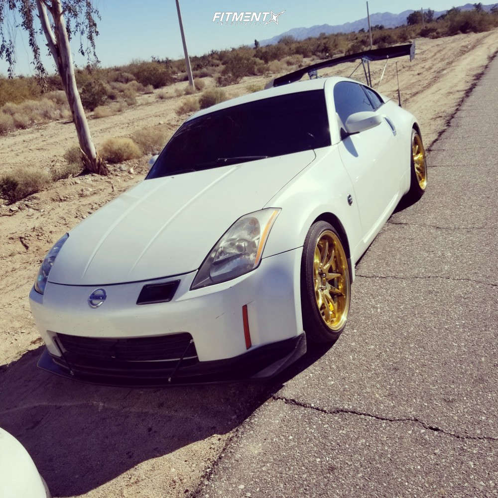 2003 Nissan 350Z Base with 19x9.5 Aodhan DS02 and Pirelli 265x35 on ...