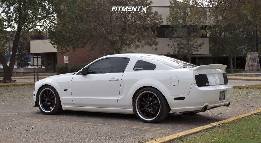 2005 Ford Mustang GT with 20x8.5 Ridler Style 650 and Falken 255x35 on ...