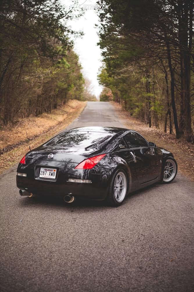 2008 Nissan 350Z Base with 18x9.5 Enkei RPF1 and Federal 265x35 on ...