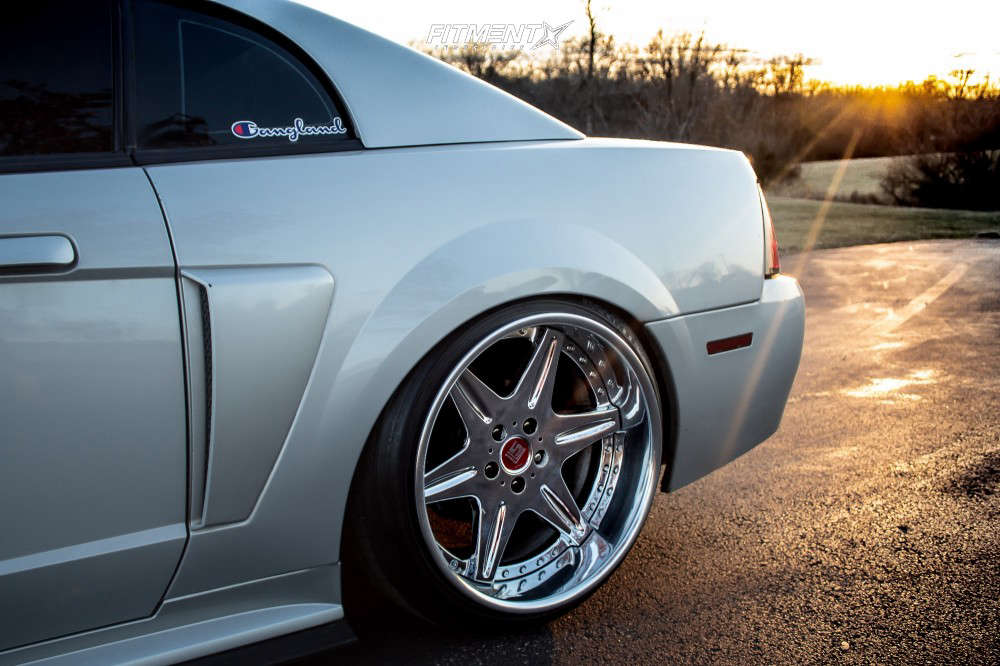 2002 Ford Mustang GT with 19x11 Work LS406 and Achilles 225x35 on Air ...