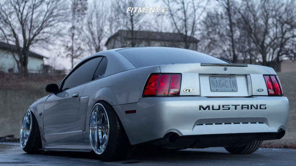 2002 Ford Mustang GT with 19x11 Work LS406 and Achilles 225x35 on Air ...