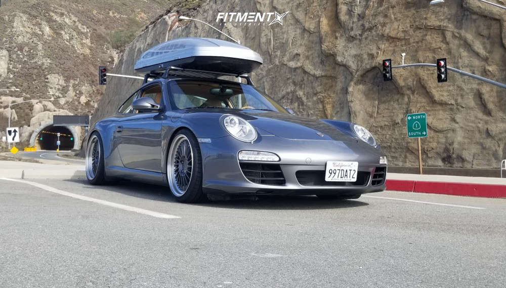 2009 Porsche 911 Carrera with 19x9 Rotiform Ind-t and Hankook 235x35 on ...