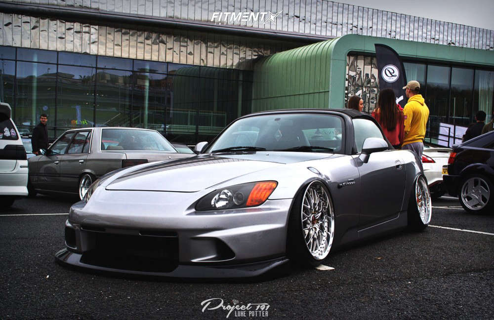 2000 Honda S2000 Base with 18x9 Work Rezax and Nankang 205x35 on Air ...