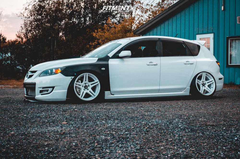 2008 Mazda MazdaSpeed3 Base with 18x9 Cosmis Racing S5r and Nitto ...