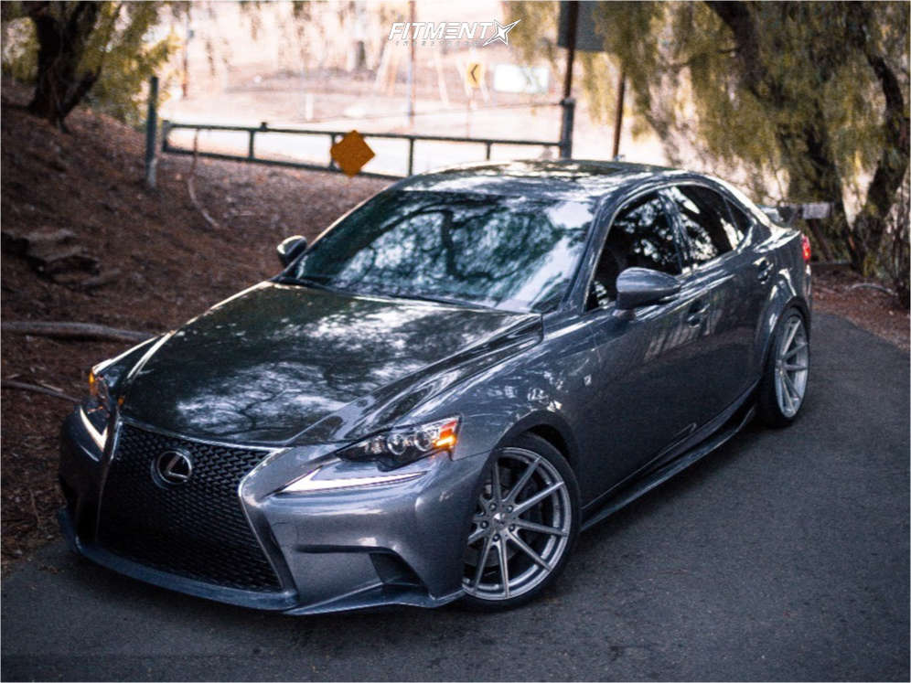2014 Lexus IS250 F Sport with 19x8 TSW Bathurst and Continental 235x35 ...
