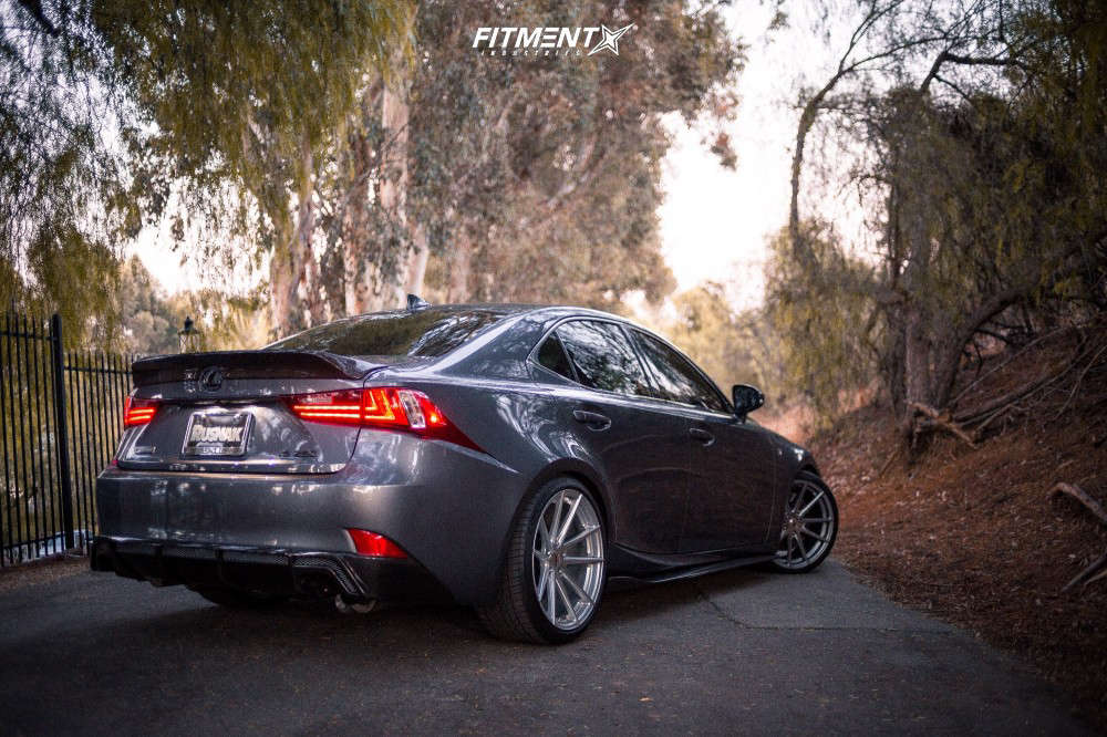 2014 Lexus IS250 F Sport with 19x8 TSW Bathurst and Continental 235x35 ...