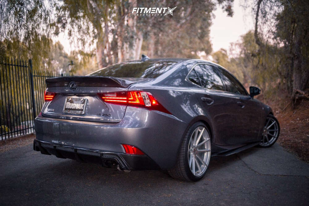 2014 Lexus IS250 F Sport with 19x8 TSW Bathurst and Continental 235x35 ...