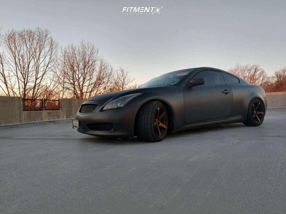 2009 INFINITI G37 X with 18x9.5 Enkei Kojin and Nitto 245x40 on ...
