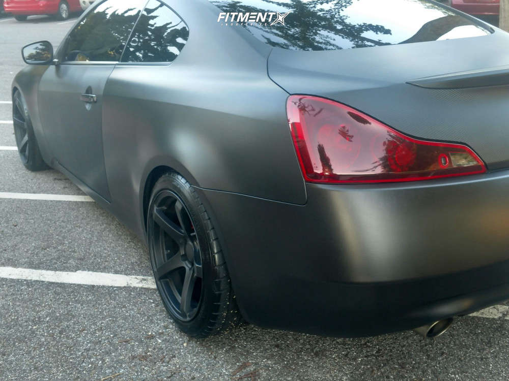 2009 INFINITI G37 X with 18x9.5 Enkei Kojin and Nitto 245x40 on Coilovers | 616235 | Fitment ...