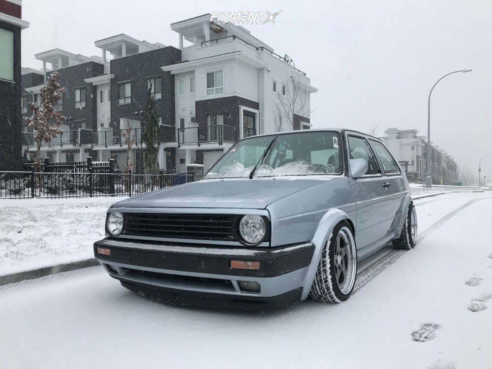 1992 Volkswagen Golf GTI 16-Valve with 16x8.5 Rotiform Tmb and Falken ...