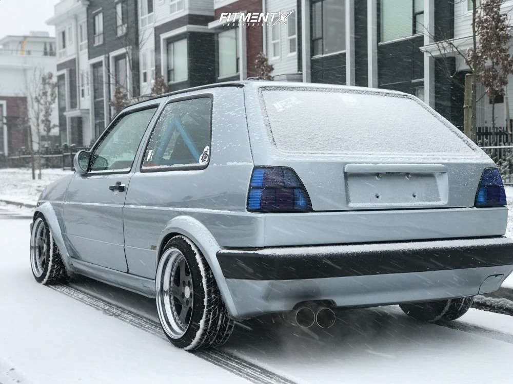 1992 Volkswagen Golf GTI 16-Valve with 16x8.5 Rotiform Tmb and Falken ...