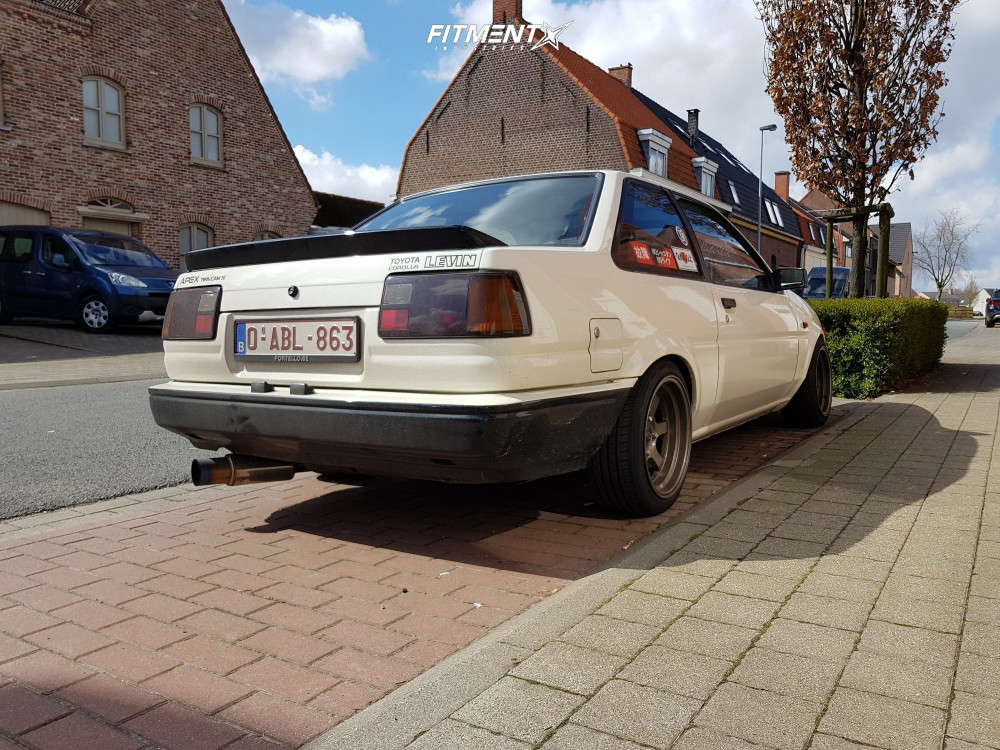 1984 Toyota Corolla Base with 15x8 Rays Engineering Te37 V and Yokohama ...