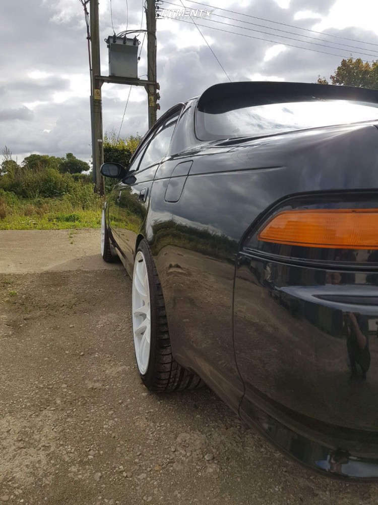 1993 Toyota Chaser Base with 18x9.5 Work Emotion Cr Kiwami and Yokohama ...