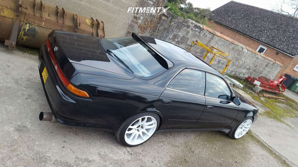 1993 Toyota Chaser Base with 18x9.5 Work Emotion Cr Kiwami and Yokohama ...