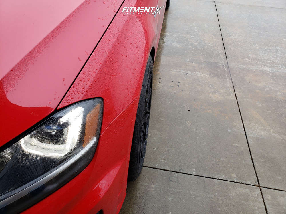 2015 Volkswagen Golf R Base with 18x8.5 Enkei Tms and Nitto 245x40 on ...