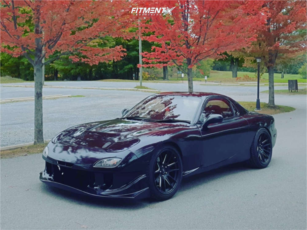 1993 Mazda RX-7 Base with 18x9 720 Form GTF2 and Yokohama 245x40 on ...