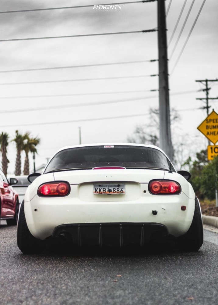 2008 Mazda MX-5 Miata SV with 17x10 SSR Agle Minerva and Ohtsu 215x40 ...