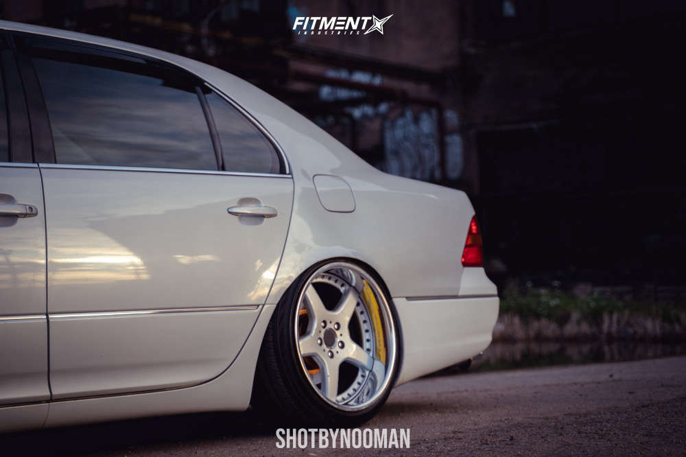 2001 Lexus LS430 Base with 19x10 Wald Streifen and Goodyear 235x40 on ...