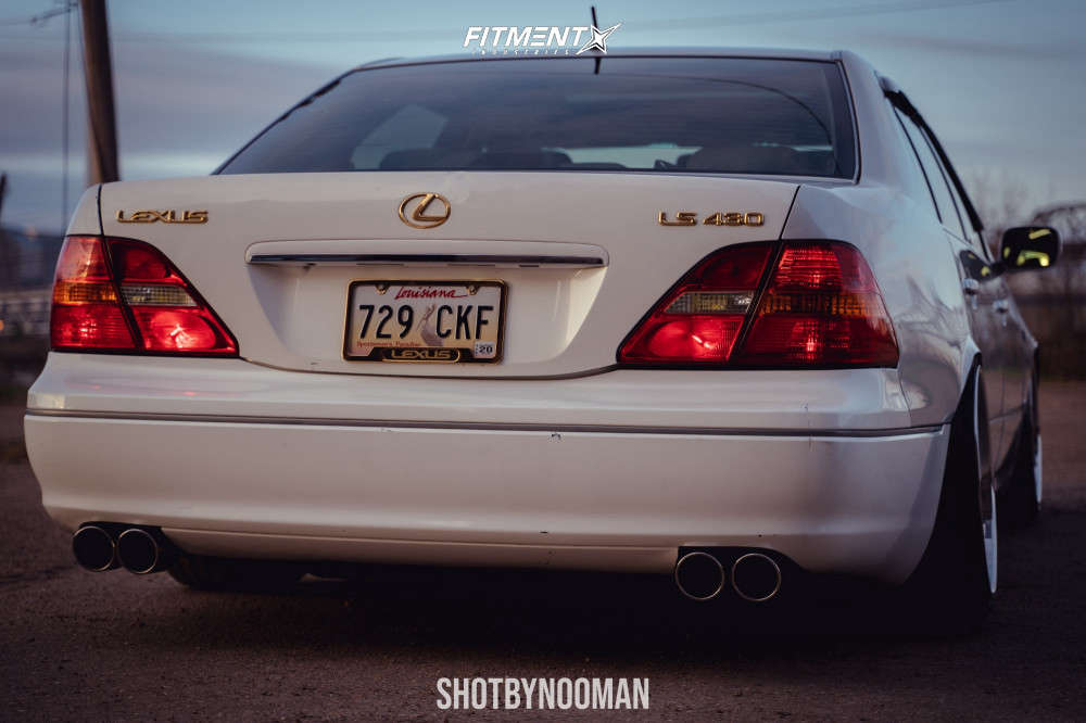 2001 Lexus LS430 Base with 19x10 Wald Streifen and Goodyear 235x40 on ...