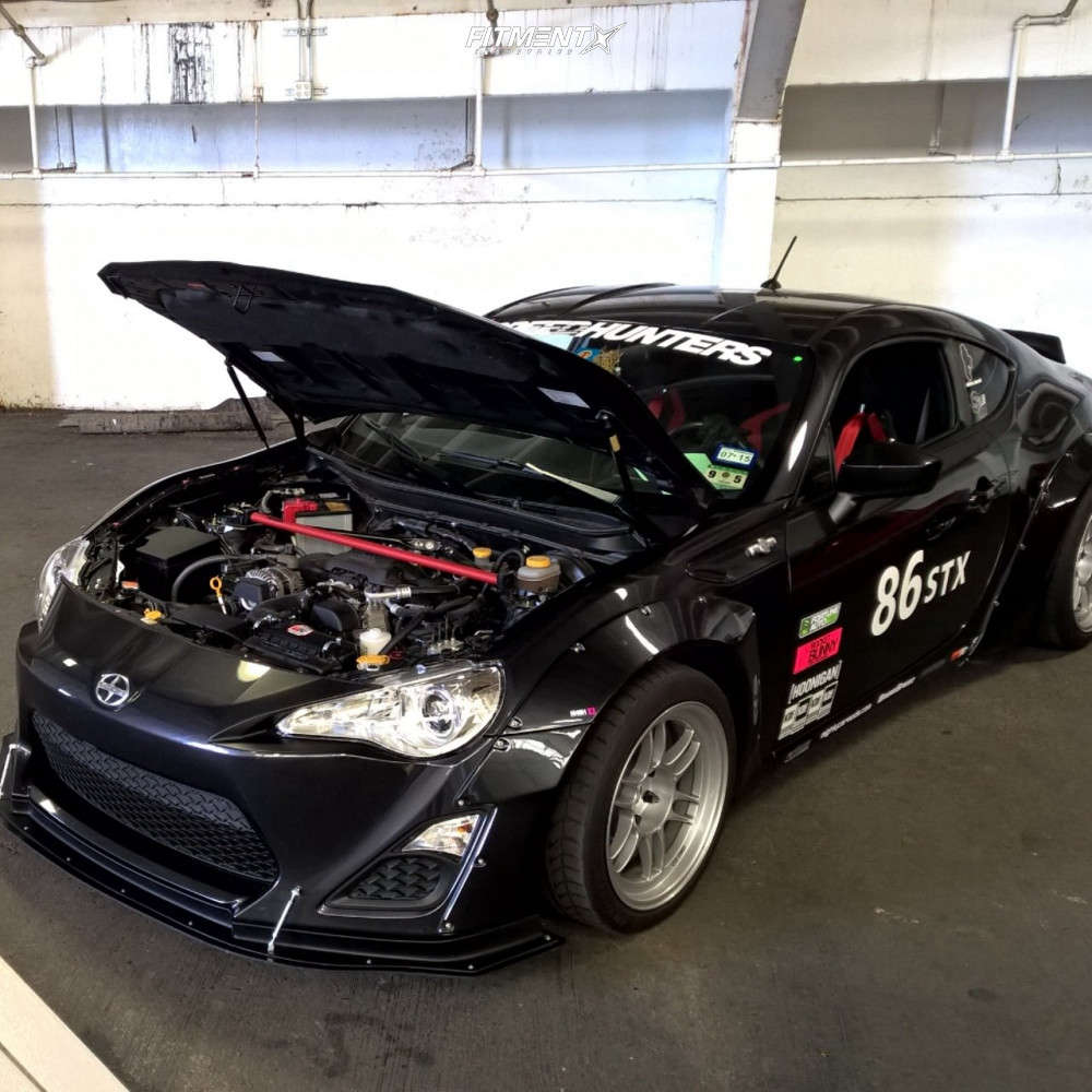 2013 Scion FR-S Base with 17x9.5 Enkei RPF1 and Michelin 245x40 on ...