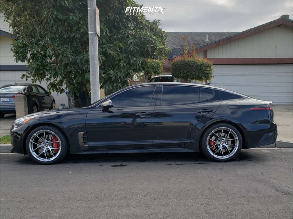 2018 Kia Stinger GT1 with 19x8.5 ESR Rf2 and Achilles 255x35 on Stock ...