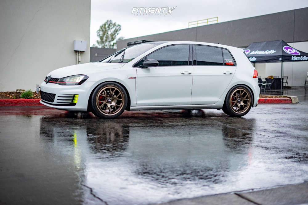 2015 Volkswagen GTI SE with 18x8.5 Neuspeed Rse122 and Federal 235x40 ...