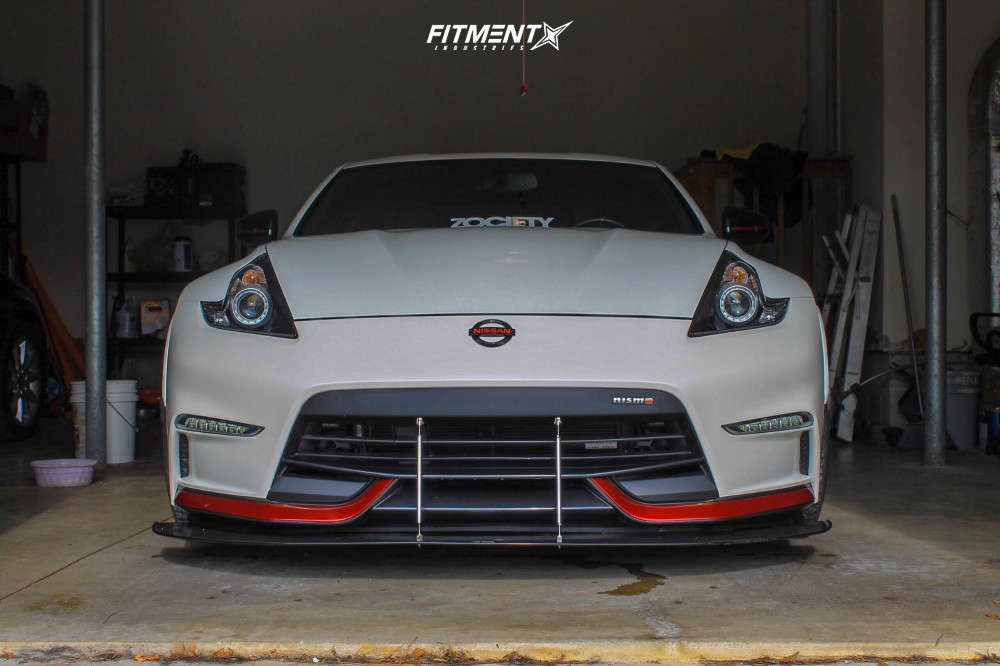 2015 Nissan 370Z Nismo with 19x9.5 ESR Sr07 and Federal 245x35 on Stock ...