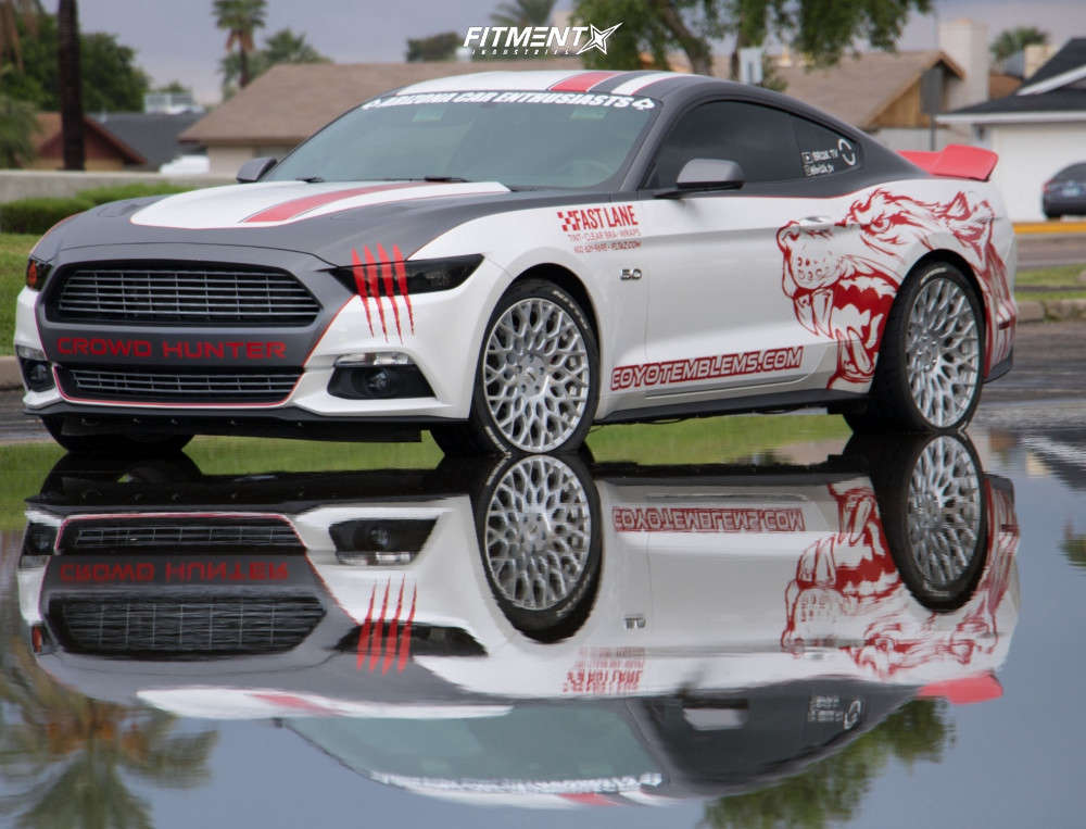 2017 Ford Mustang GT Premium with 19x8.5 TSW Oslo and Nitto 265x40 on ...