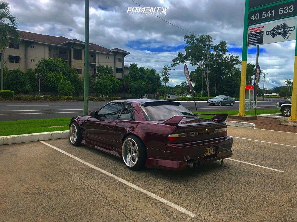 1993 Nissan 240SX SE with 18x9.5 SSR Gartmaier and Maxxis 235x25 on ...