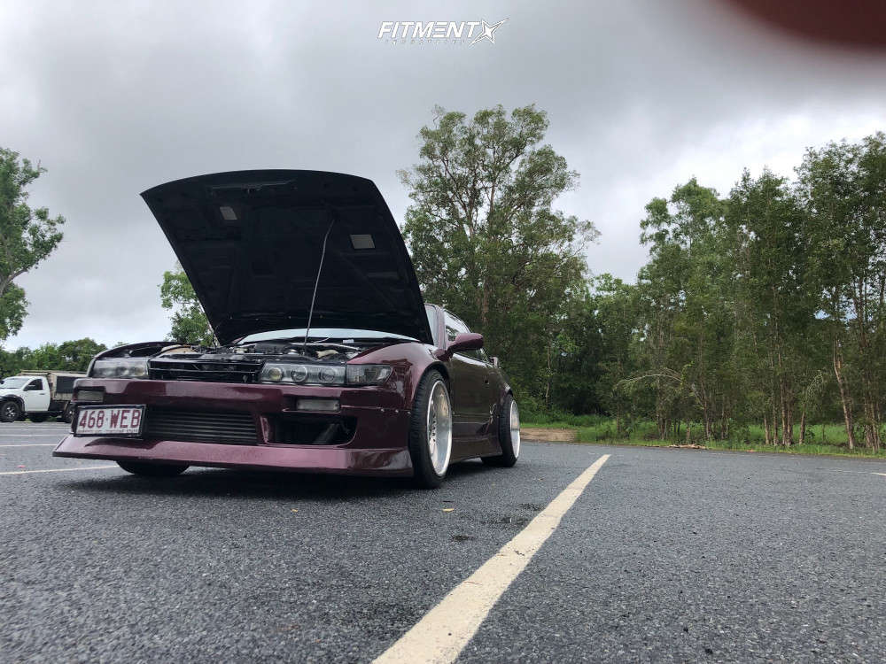 1993 Nissan 240SX SE with 18x9.5 SSR Gartmaier and Maxxis 235x25 on ...